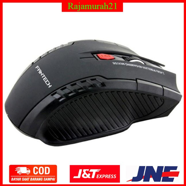 Jual Taffware Gaming Mouse Wireless 6D 2.4GHz 1600 DPI - OMMS0WBK ...