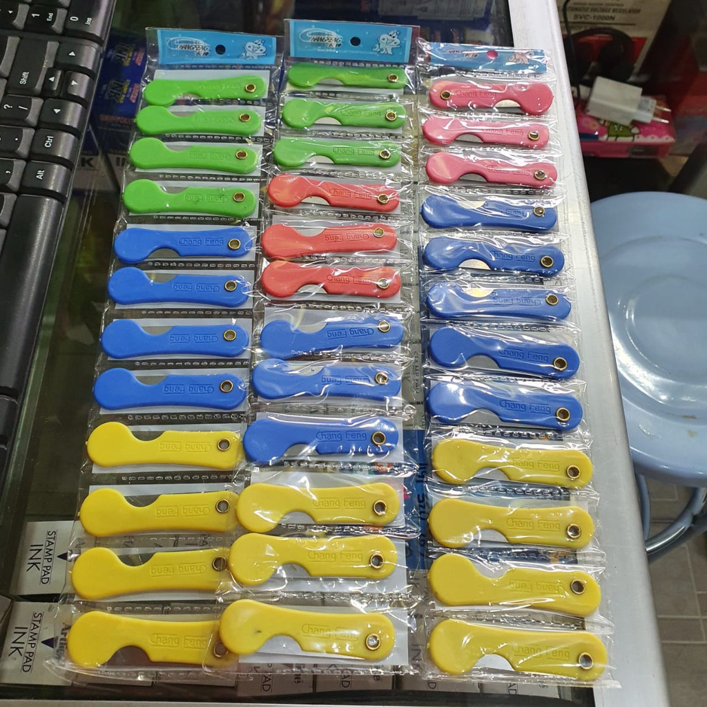 Jual PISAU LIPAT / PISAU LIPAT MINI / CUTTER LIPAT ( 12 pcs ) | Shopee ...