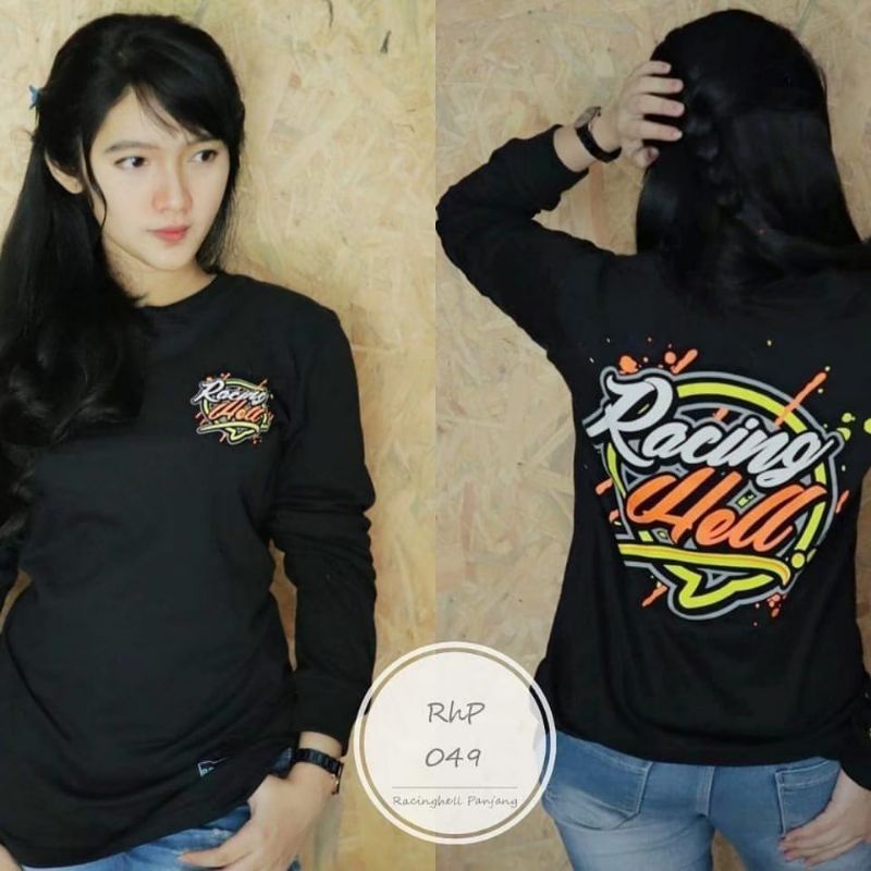 Jual Kaos Racing Hell Baju Racing Hell RH57 Tangan Panjang | Shopee ...