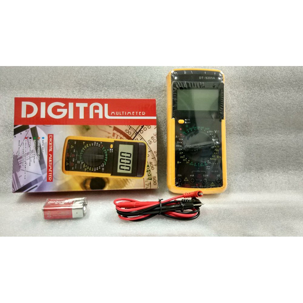 Jual Multitester Multimeter Avo Meter Digital DT9205A | Shopee Indonesia
