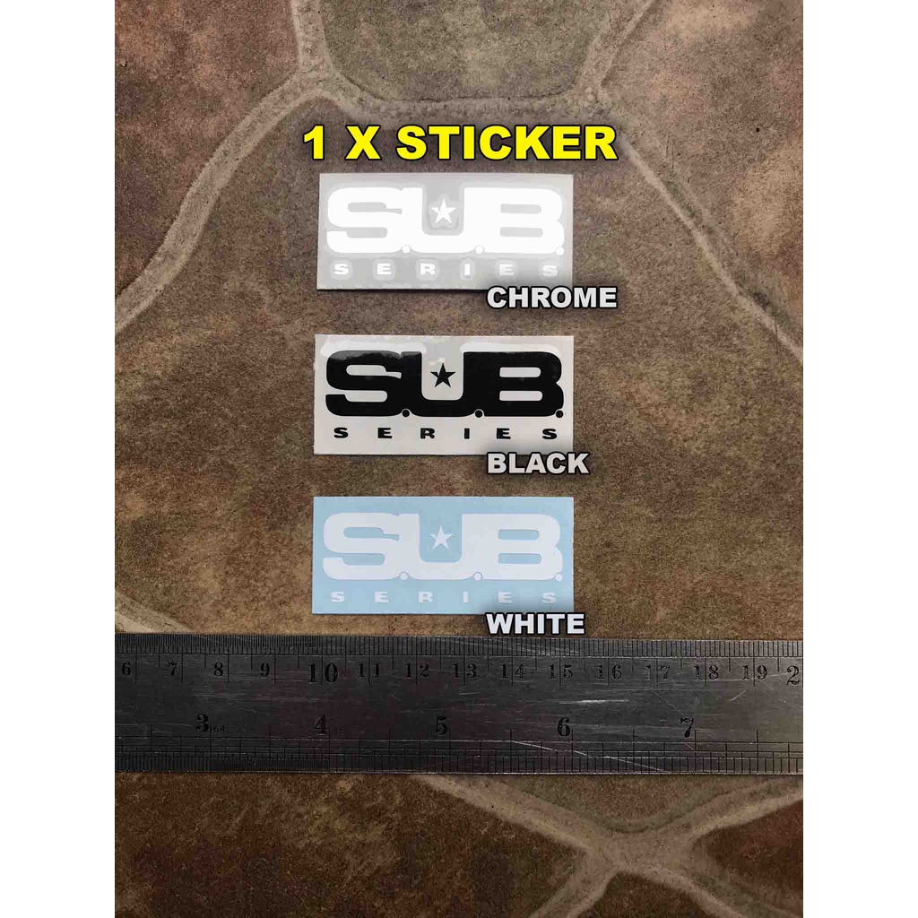 Jual Sticker Tempel SUB Series Bass Ray4 Ray5 Ray Guitar Silo Elektrik ...