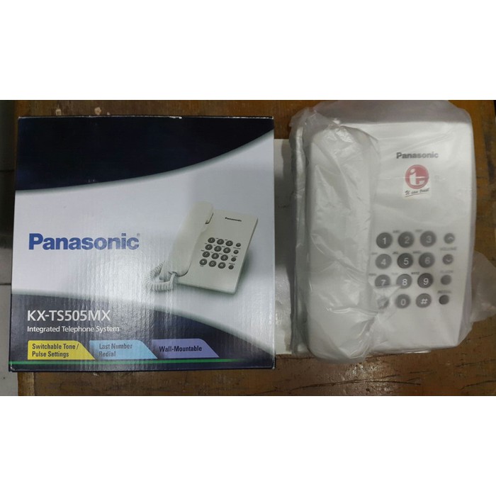 Jual Pesawat Telepon Tipe KX-TS505MX Panasonic | Shopee Indonesia