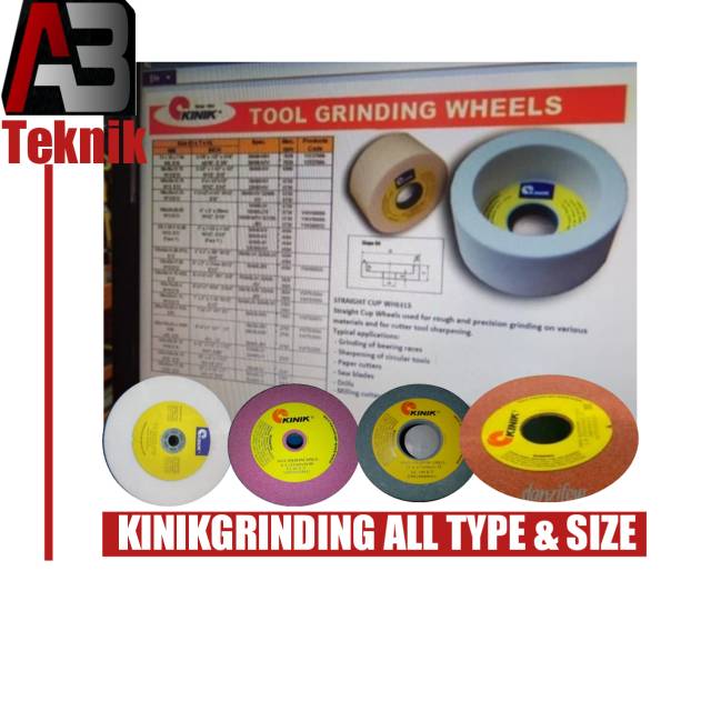 Jual KINIK Batu Gerinda 38A 80 KV 1A Size 38A 125x13x31.75 mm Diamond ...