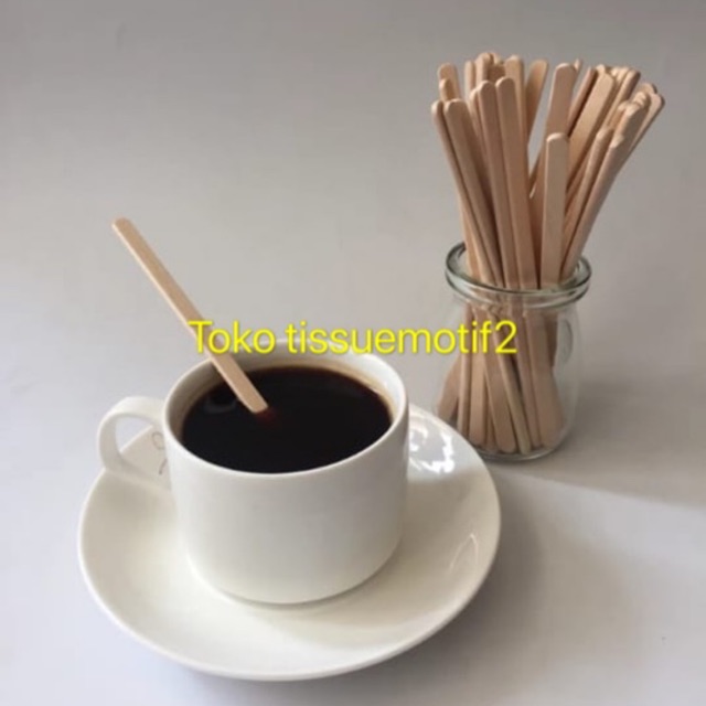 Jual Stirrer kopi/adukan kopi/kayu/30pcs | Shopee Indonesia