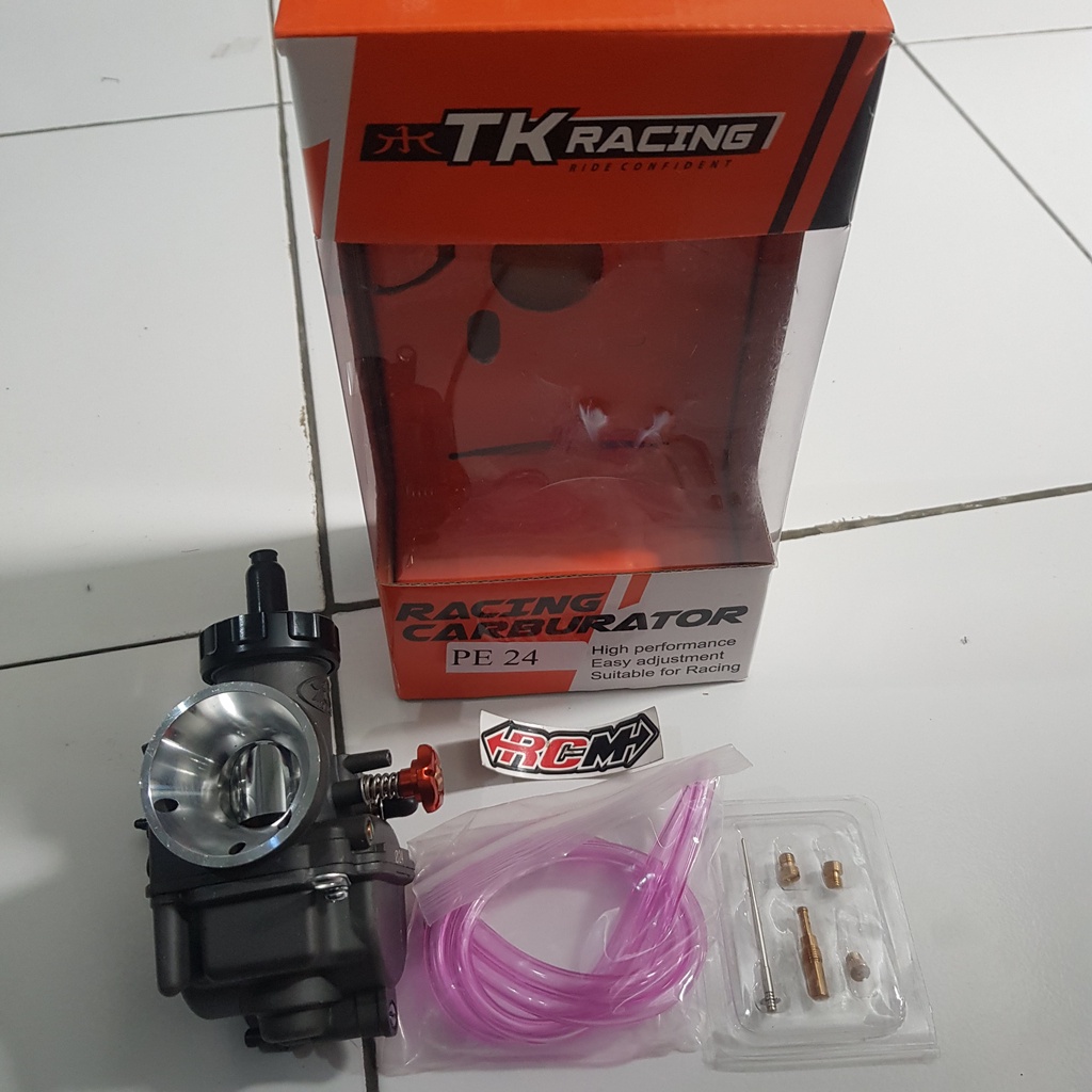 Jual Karbu Karburator carbu carburetor PE24 PE 24 MERK TK RACING ORI ...