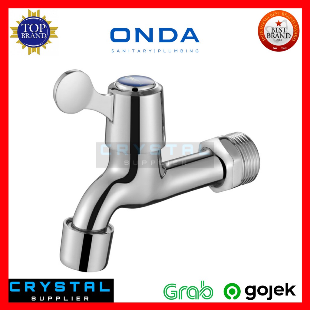 Jual KRAN ONDA A 801 T 1/2" inch / Keran Air Tembok Taman A801T ½" | Shopee Indonesia