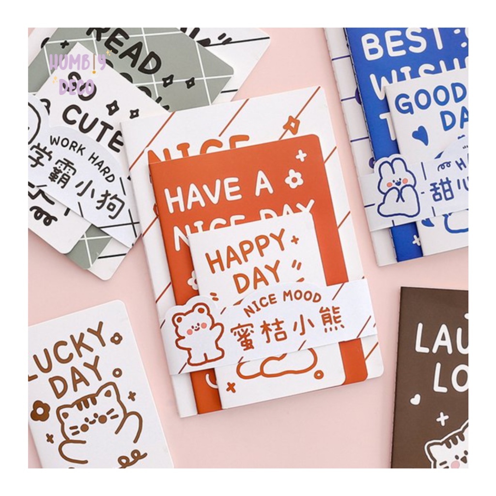 Jual Korean Aesthetic 3in1 Set of Soft Cover Notebook Sketchbook ...