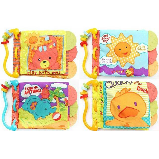 Jual Soft Book TeetheR Book Carter Soft book Buku bantal anak Buku kain ...