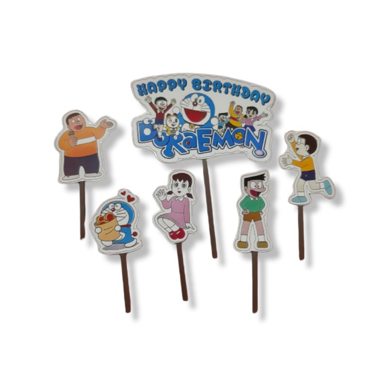 Jual TOPPER KERTAS DORAEMON / TUSUKAN KUE / TOPPER MURAH / TOPPER ...
