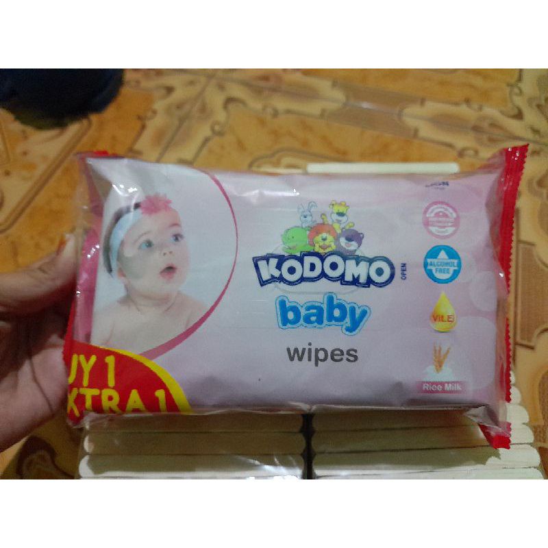 Jual Tisue Basah Kodomo isi 50 +50 Sheet | Shopee Indonesia