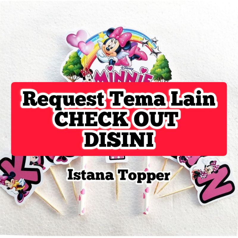 Jual Topper Custom Nama Variasi Huruf / Custom Nama/ Topper Cake ...