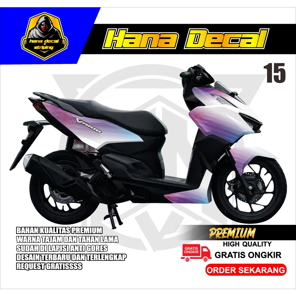 Jual DECAL STICKER VARIO NEW 160 FULL BODY DEKAL STIKER VARIO NEW 2022 ...