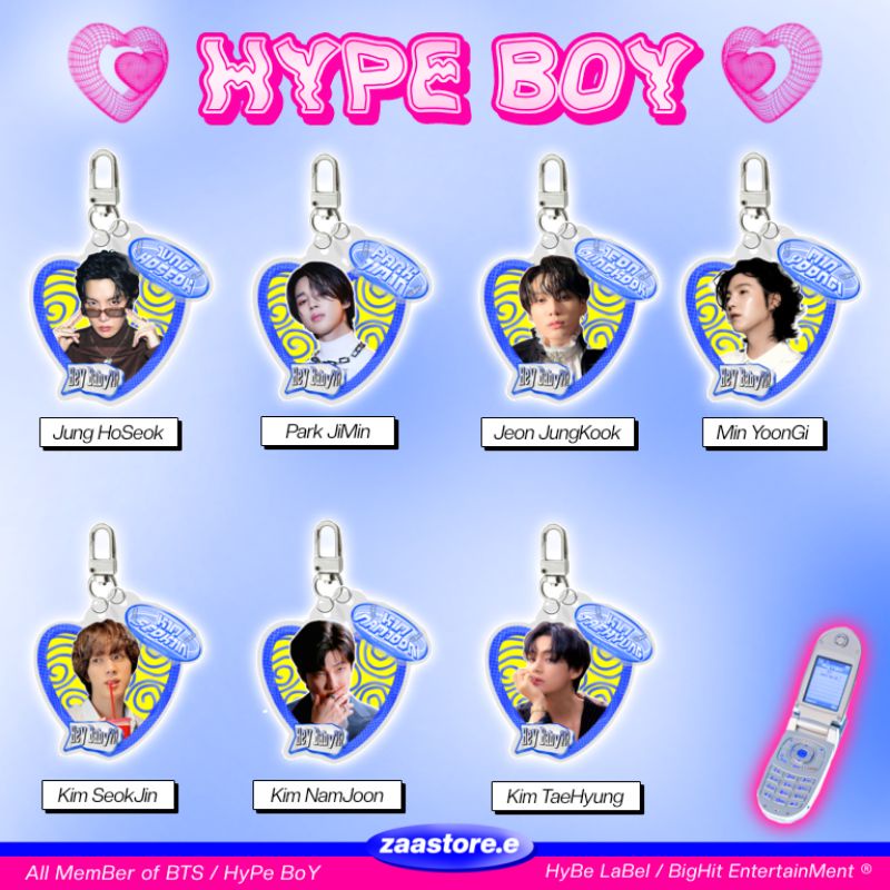 Jual HyPe BoY (BtS Edition) / Bts keychain | Shopee Indonesia