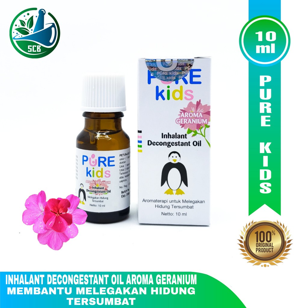Jual Pure Kids Baby Inhalant Decongestant Oil 10ml | Shopee Indonesia