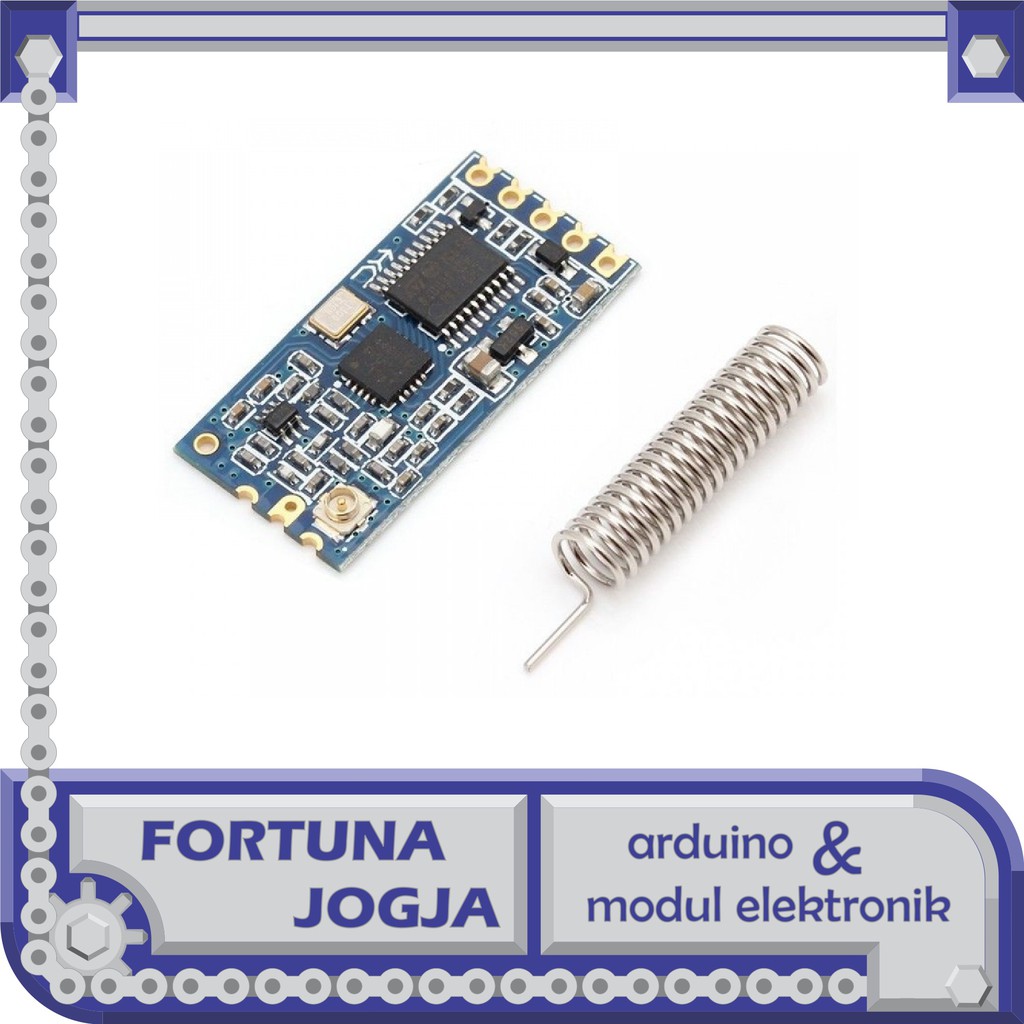 Jual HC-12 SI4463 433MHz Transceiver Wireless Serial Port Module 1000m ...