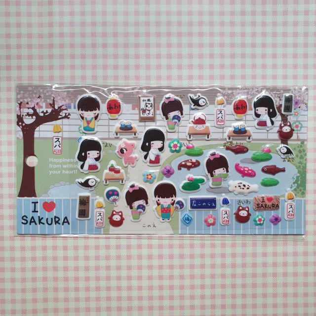 Jual japanese girl sticker for scrapbook and journal | Shopee Indonesia