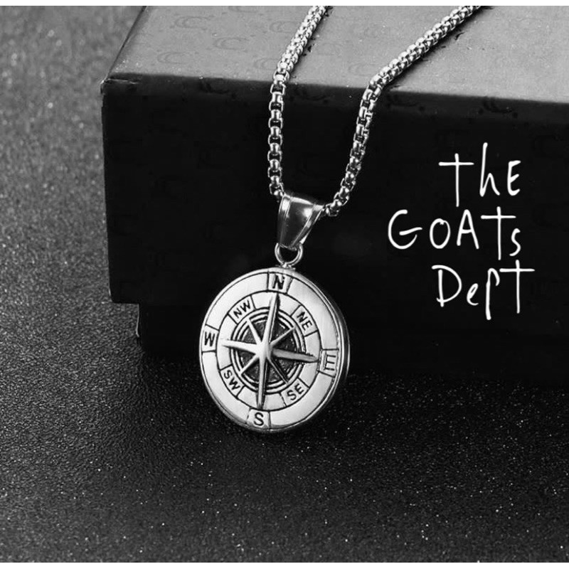 Jual The Goats Dept - Compass Gazelle Chain Necklace / tgd145 kalung ...