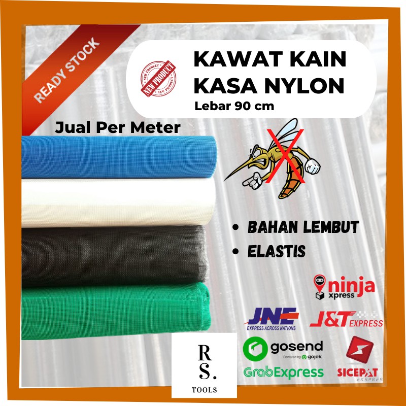 Jual Kawat Kain Kasa Nyamuk Mesh Nylon Nilon Strimin Jaring Anti Nyamuk ...