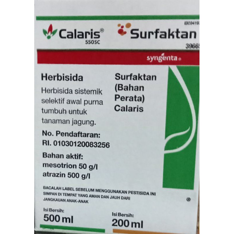 Jual Herbisida Calaris 550 SC 500 ml& Surfaktan 200 ml, | Shopee Indonesia