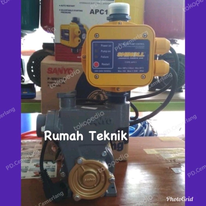 Jual POMPA AIR PENDORONG OTOMATIS SANYO BOOSTER PUMP OTOMATIS | Shopee Indonesia