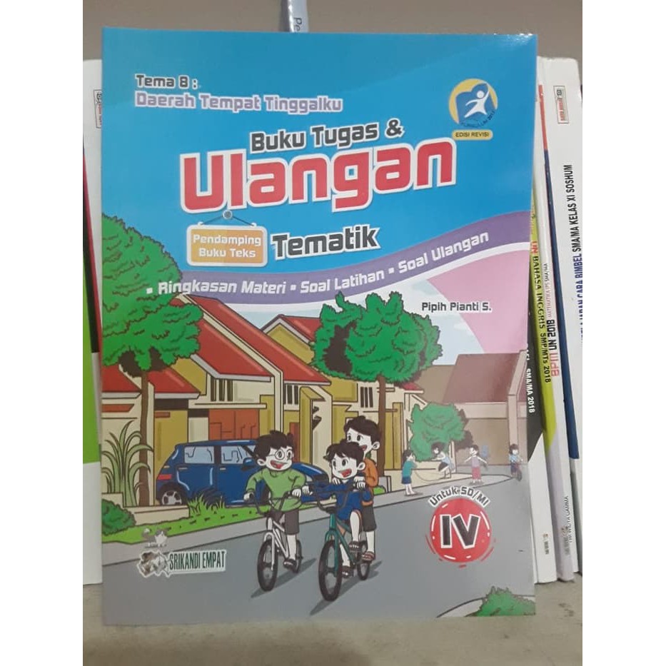 Jual Buku Tugas And Ulangan Tematik Sd Kelas 4 Tema 8 Daerah Tempat