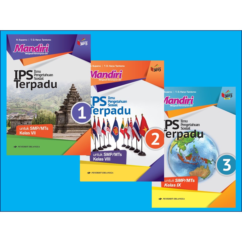 Jual Buku Mandiri ILMU PENGETAHUAN SOSIAL IPS Terpadu Kelas 1 2 3 VII VIII IX Untuk SMP MTS ...