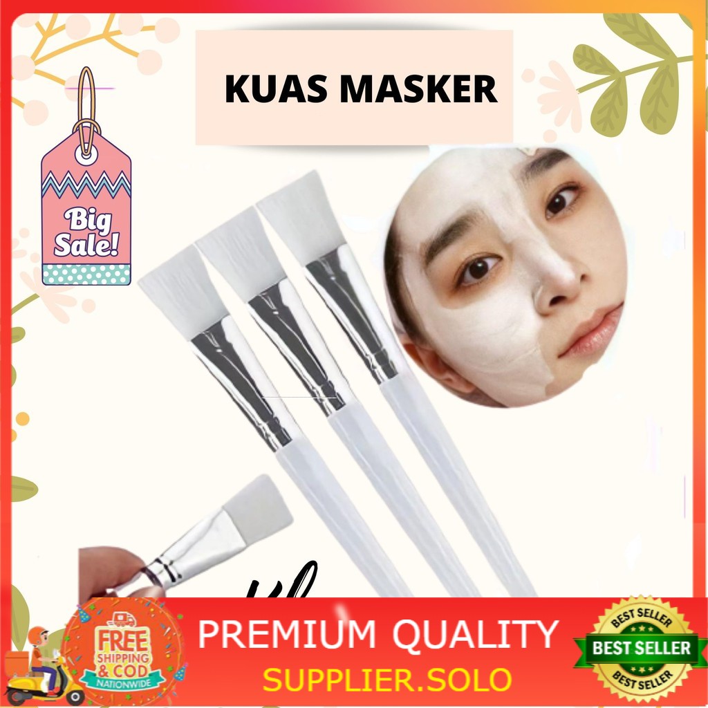 Jual PROMO !! KUAS MASKER BENING KUAS WAJAH KEMASAN PLASTIK (1KG MUAT ...