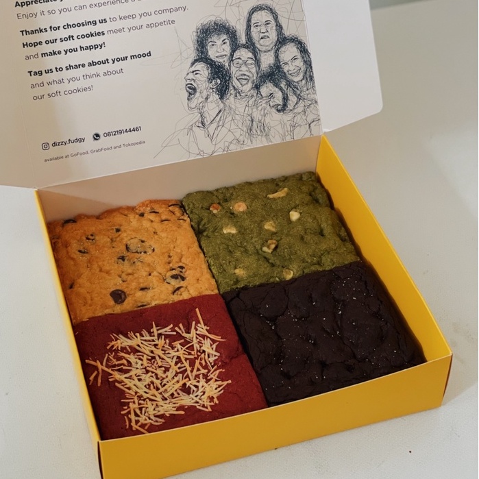 Jual DIVERSE GIANT COOKIES 1KG / SOFT COOKIES / BIRTHDAY COOKIE BY ...