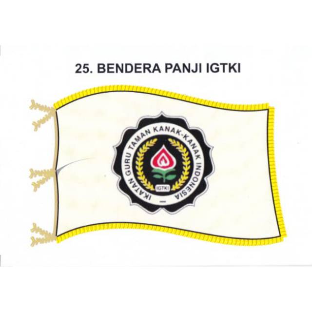 Jual BENDERA PANJI IGTKI. Ukuran 80x110 cm. Sablon 2 sisi. | Shopee ...