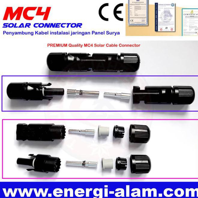 Jual Konektor Mc4 Panel Surya - High Quality 6Mm / Solar Module Connector | Shopee Indonesia