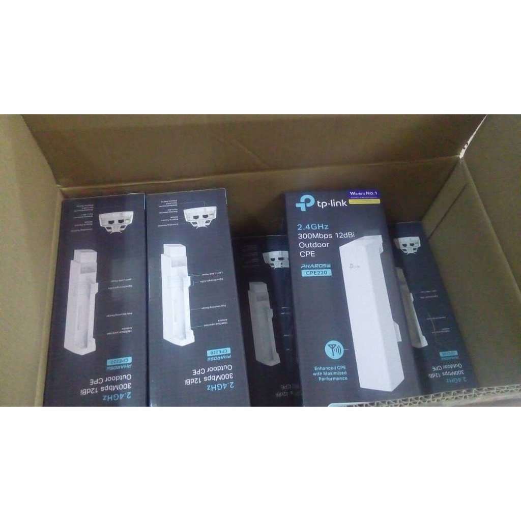 Jual tp link cpe-220 2,4Ghs outdoor cpe original gransi resmi | Shopee ...