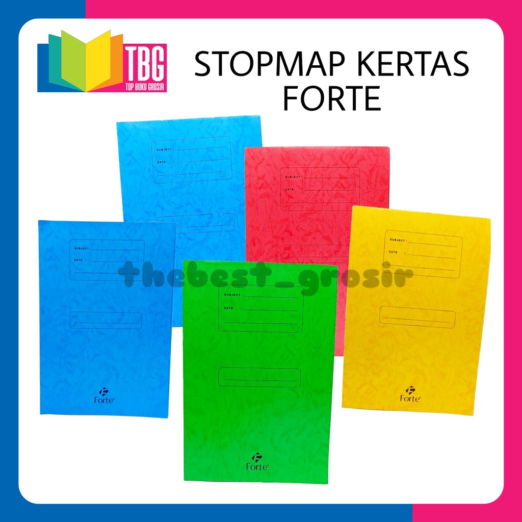 Jual 1 PCS STOPMAP KERTAS F4 FORTE / MAP KERTAS / MAP FILE | Shopee ...