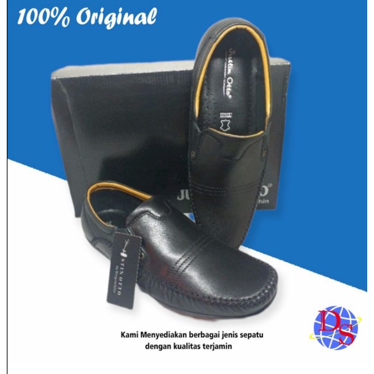 Jual JUSTIN OTTO LEXUS 1981 HITAM/SEPATU KULIT PRIA/SEPATU LOAFERS PRIA ...