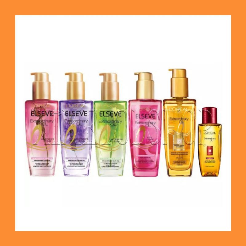 Jual L'OREAL Paris Elseve/Elvive Extraordinary Oil Hair 100ml/50ml L ...