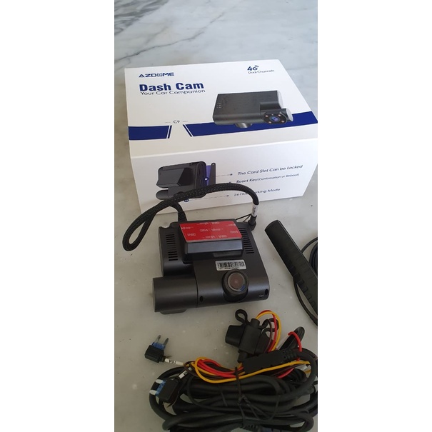 Jual AZDOME C9 4G WIFI GPS DASHCAM DUAL CAMERA | Shopee Indonesia