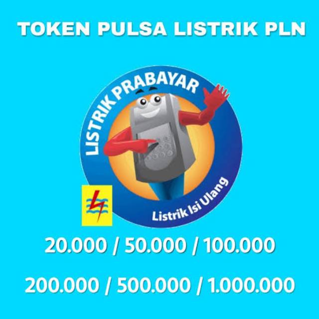 Jual Token listrik pln 200rb, 500rb, 1jt | Shopee Indonesia