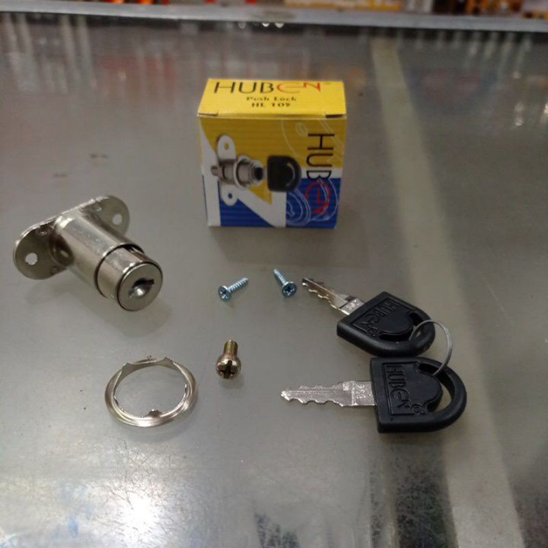 Jual Kunci Laci / Kunci Lemari Tusuk Huben Push Lock HL 105 | Shopee ...