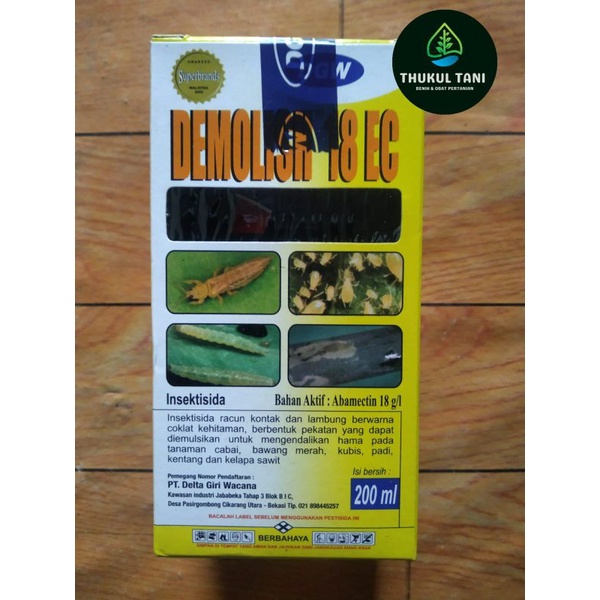 Jual INSEKTISIDA DEMOLISH 18 EC 200 ML | Shopee Indonesia