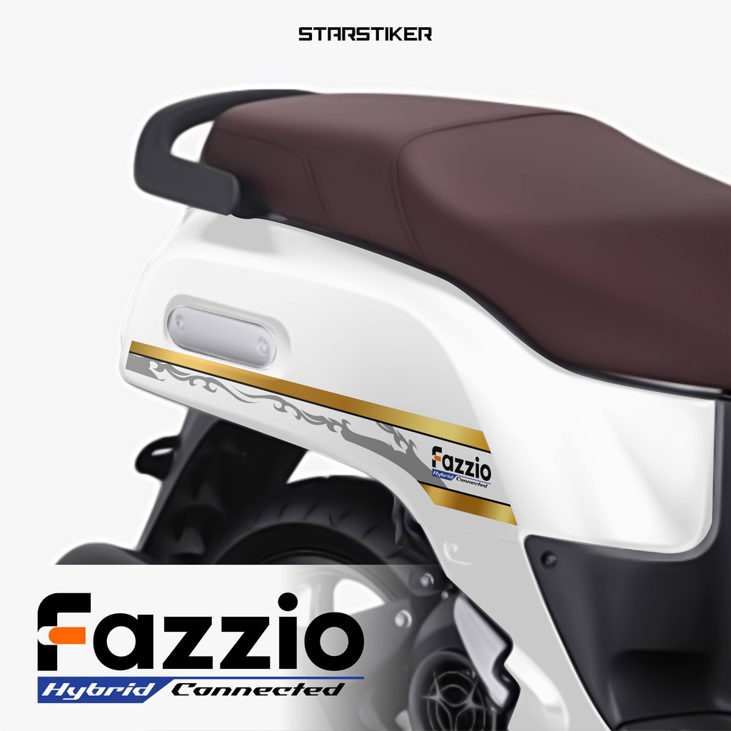 Jual 0FF2 STRIPING FAZZIO / LIST GOLD / STICKER / STIKER / YAMAHA FAZZIO VARIASI STIKER MOTOR ...