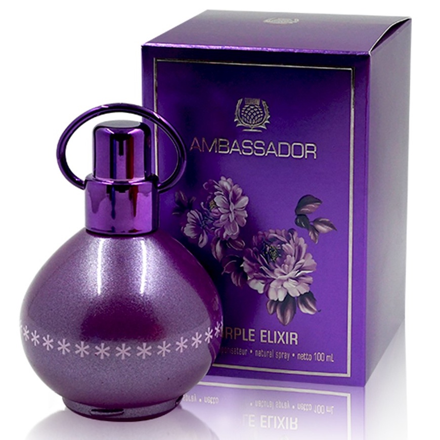 Jual Parfum Wanita Ambassador Elixir Purple 100 ML | Shopee Indonesia