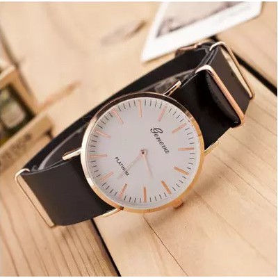 Jual Jam Tangan Geneva Pria wanita Model DW korean style kulit 912 ...