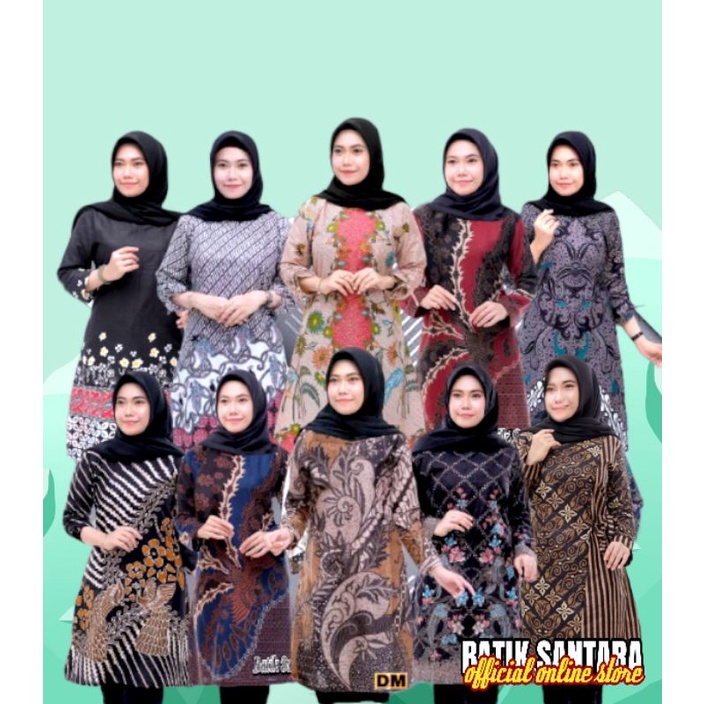 Jual Tunik Batik Wanita Jumbo Big Size Ld 120cm Modern Terbaru Tunik