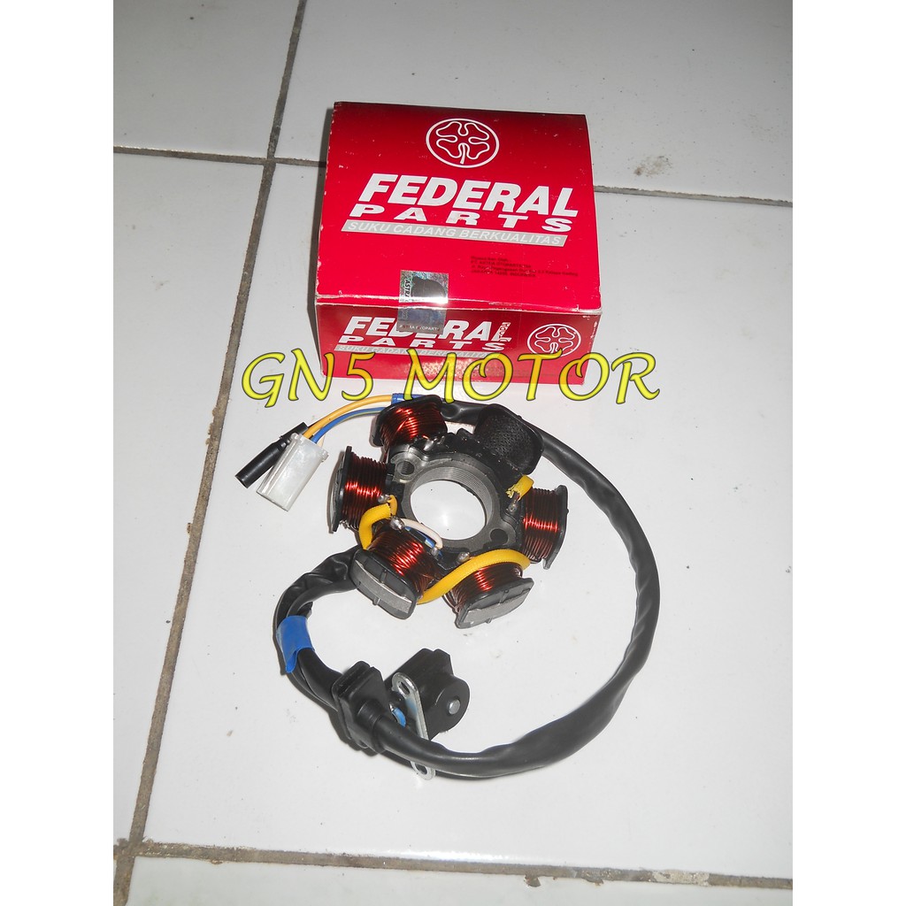 Jual SPUL SPOOL SPULL STATOR COMP HONDA ASTREA GRAND / IMPRESSA ORISINIL FEDERAL GN5 | Shopee ...