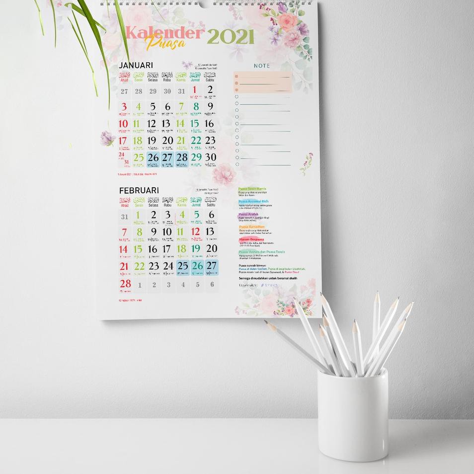 Jual AFP 2021 Kalender Puasa, Kalender Dinding SPIRAL dan KLEM BESI ...