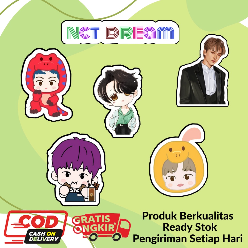 Jual Stiker Kpop Nct Dream Dino Cafe Karakter Chibi Kartun Anime Lucu ...