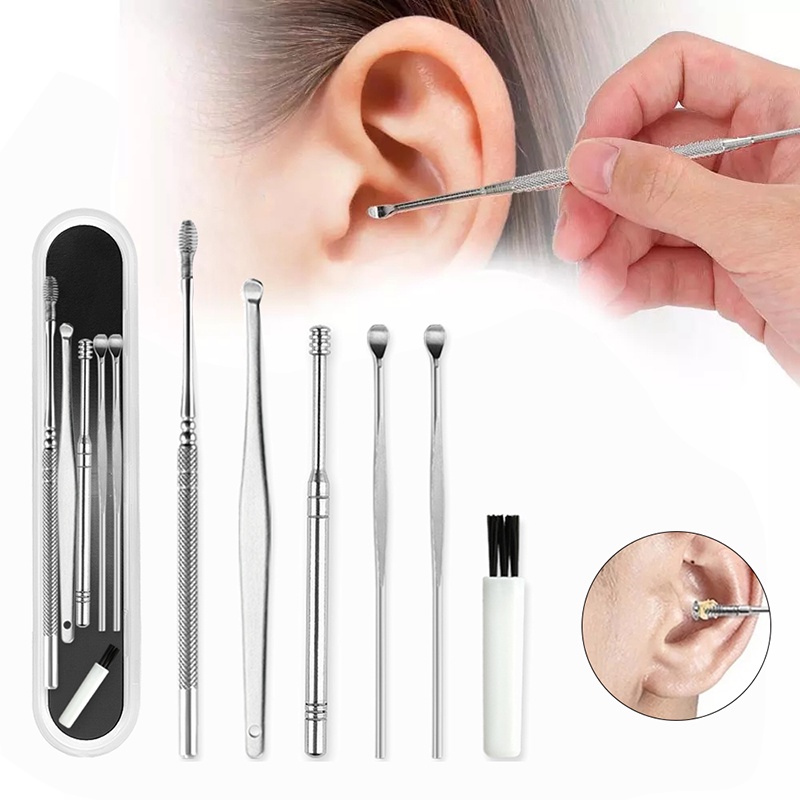 Jual Alat Pembersih Kotoran Telinga, Korek Kuping Ear Wax Picker 1 Set ...