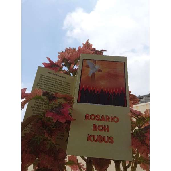 Jual Lembar Doa Rosario Roh Kudus Shopee Indonesia