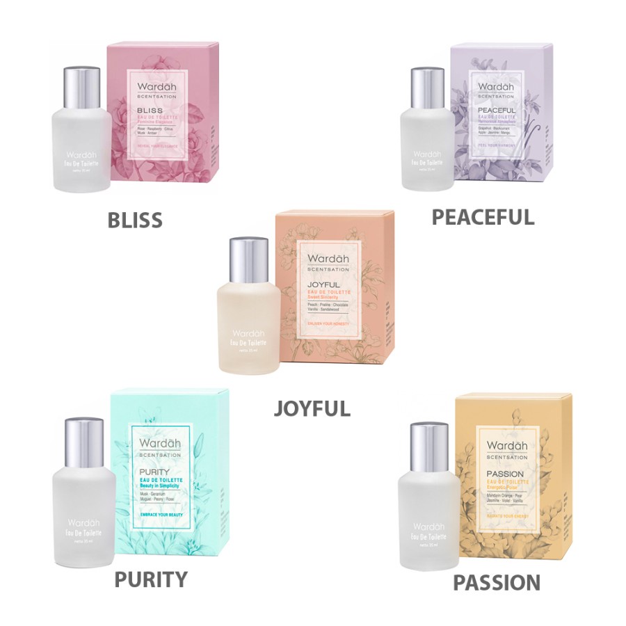 Jual WARDAH SCENTSATION EAU DE TOILETTE - PARFUM WARDAH 35ML | Shopee ...