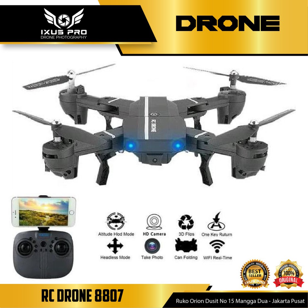 Jual RC Quadcopter 8807 G-sensor Altitude Hold Foldable Selfie APP ...