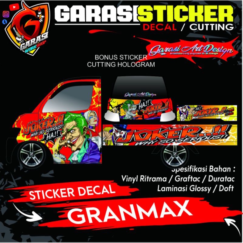 Jual STIKER DECAL GRANMAX FULL BODY | Shopee Indonesia